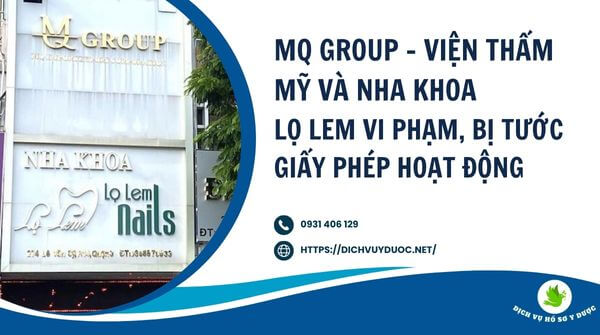 Nha khoa và viện thẩm mỹ Lọ Lem của MQ Group vi phạm
